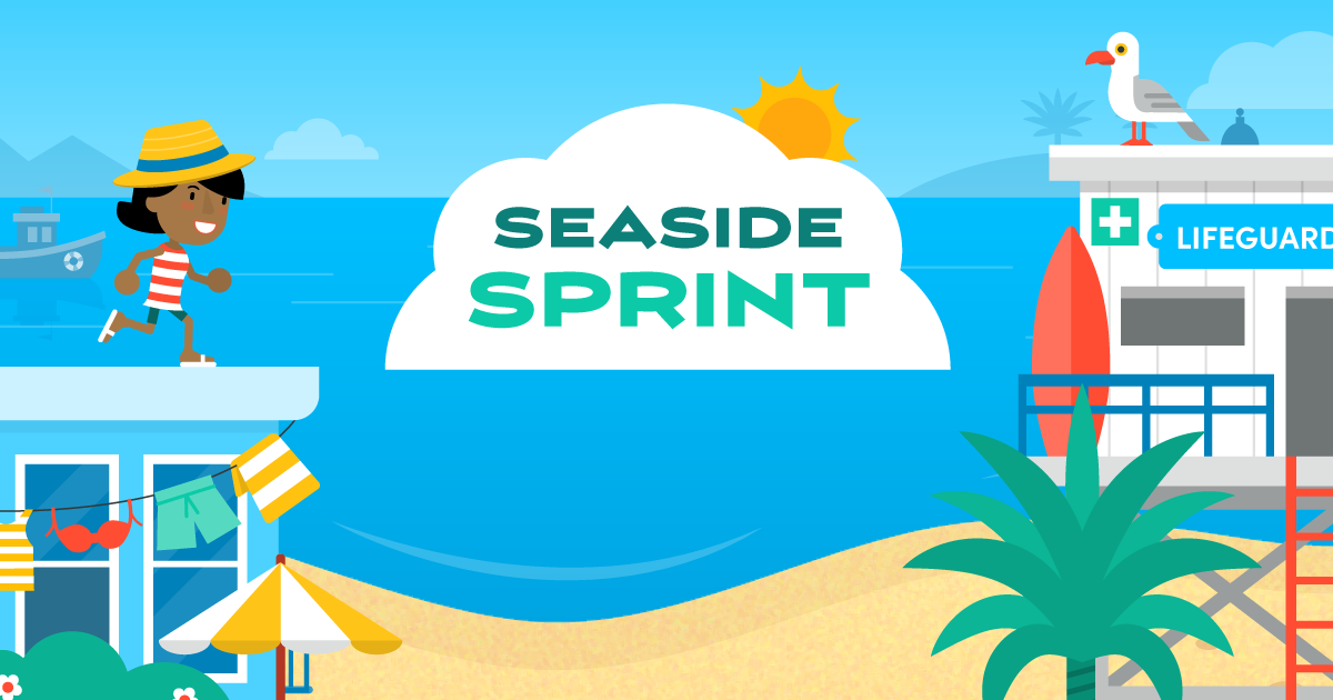 Seaside Sprint | Branded Game | Peek & Poke
